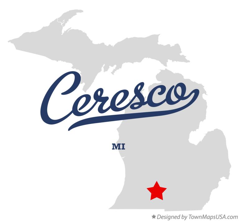 Map of Ceresco, MI, Michigan Map of Ceresco, MI, Michigan