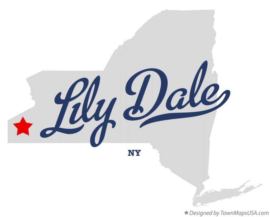 Map Of Lily Dale Ny New York