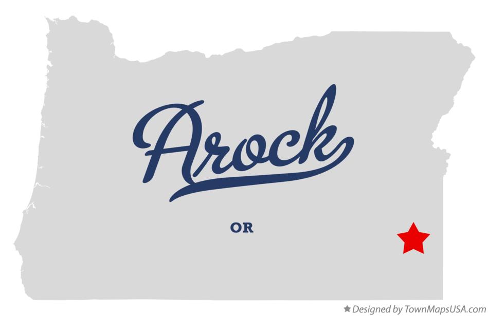 Map of Arock, OR, Oregon