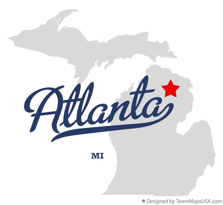 Atlanta Michigan Map