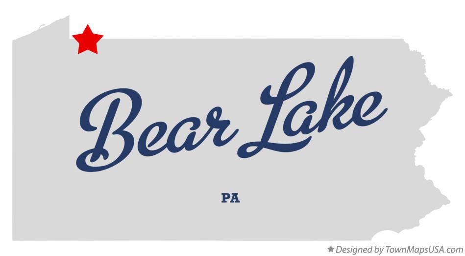 Map of Bear Lake, PA, Pennsylvania