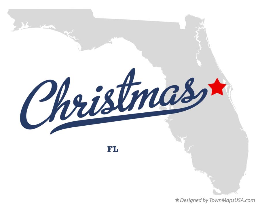 Map of Christmas, FL, Florida