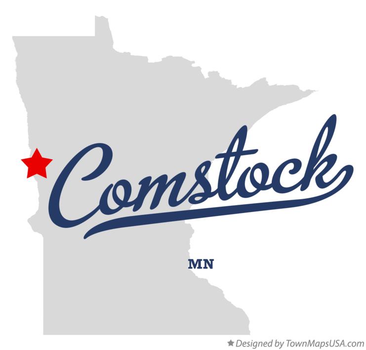 Map of Comstock, Clay County, MN, Minnesota