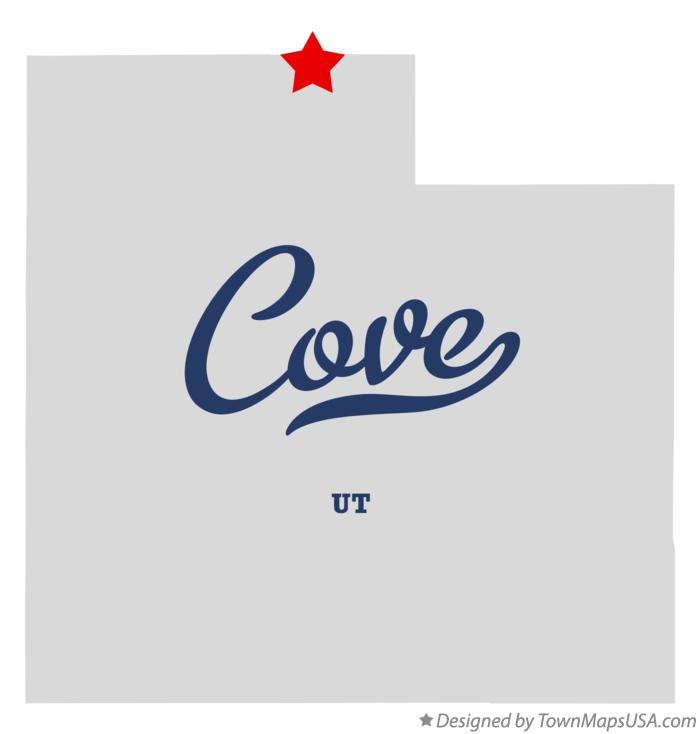 Map of Cove, UT, Utah