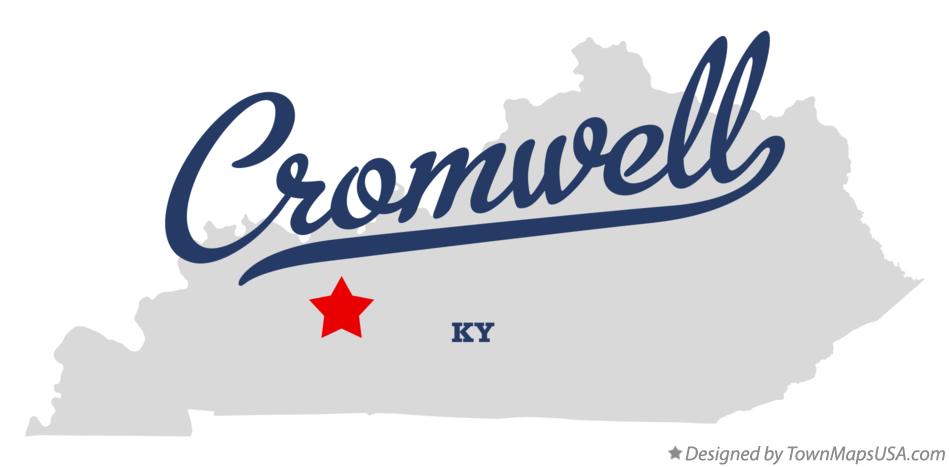 Map of Cromwell, KY, Kentucky