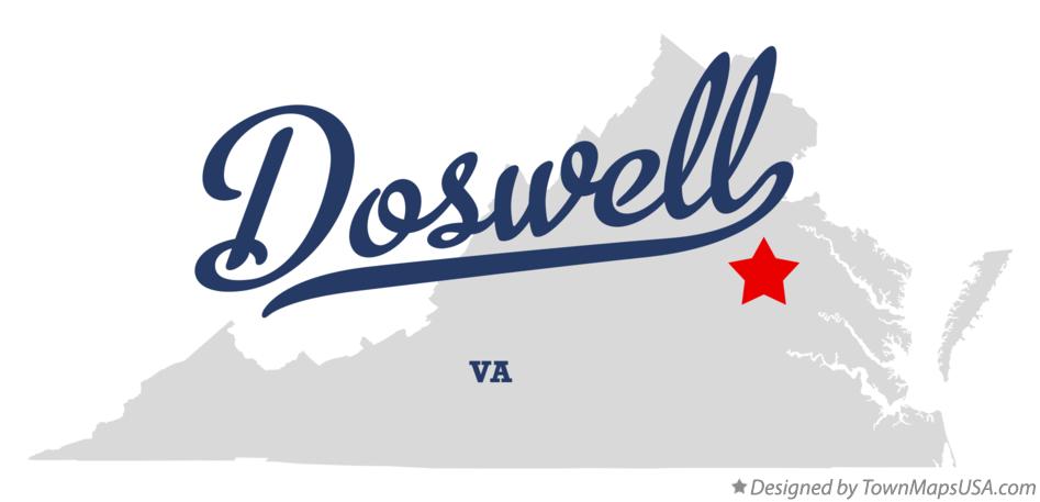 Map of Doswell, VA, Virginia