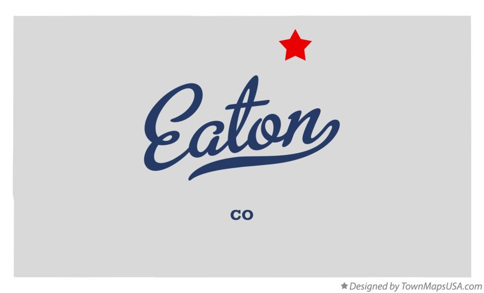 Map of Eaton, CO, Colorado