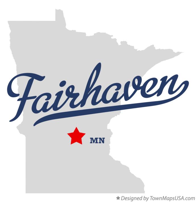 Map of Fairhaven, MN, Minnesota