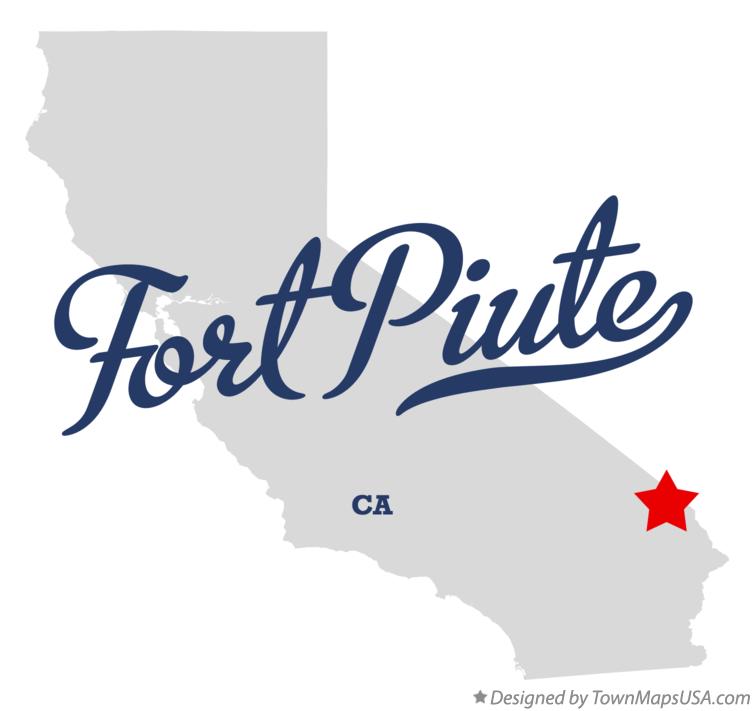 Map of Fort Piute, CA, California