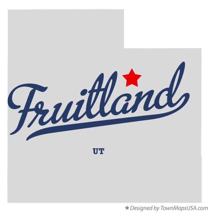 Map of Fruitland, UT, Utah