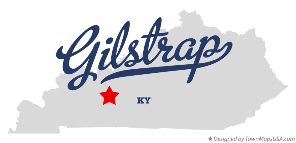 Map of Gilstrap, KY, Kentucky