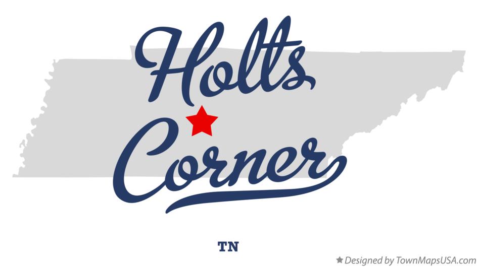 Map of Holts Corner, TN, Tennessee