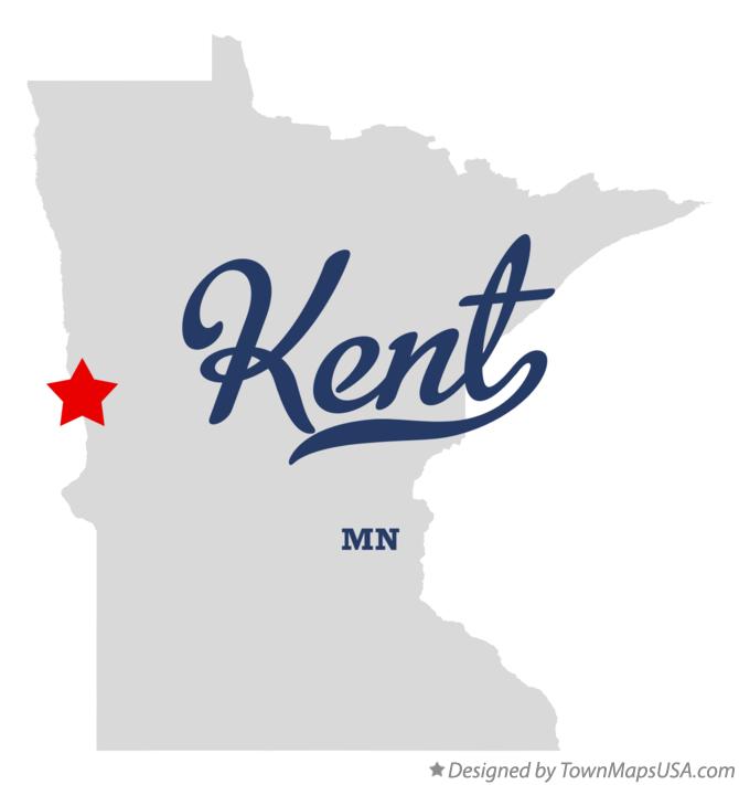Map of Kent, MN, Minnesota