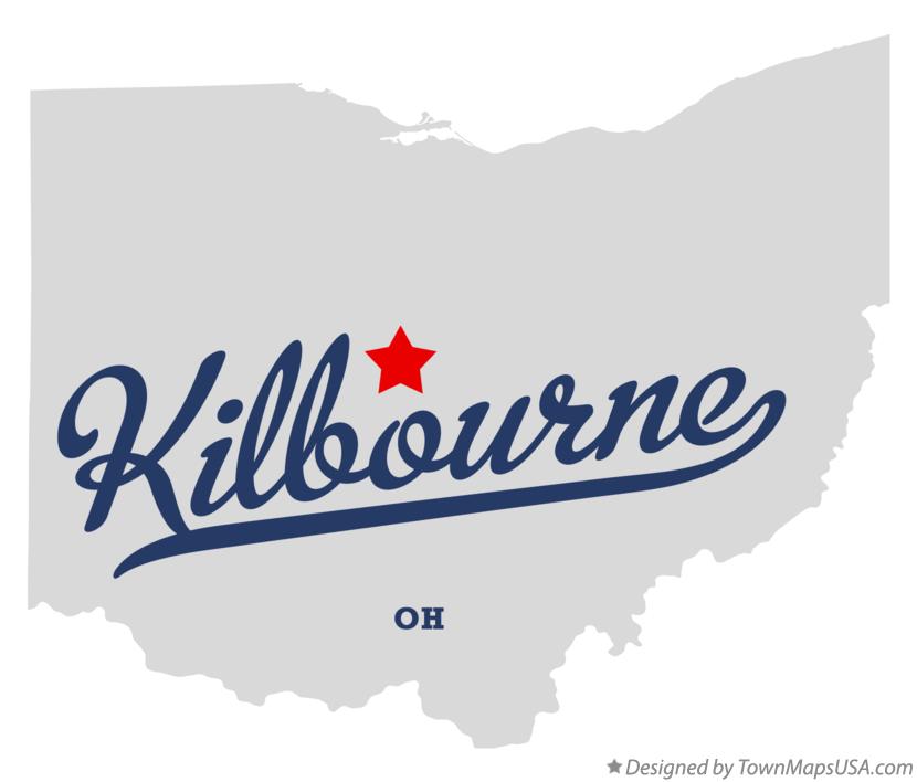 Map of Kilbourne, OH, Ohio
