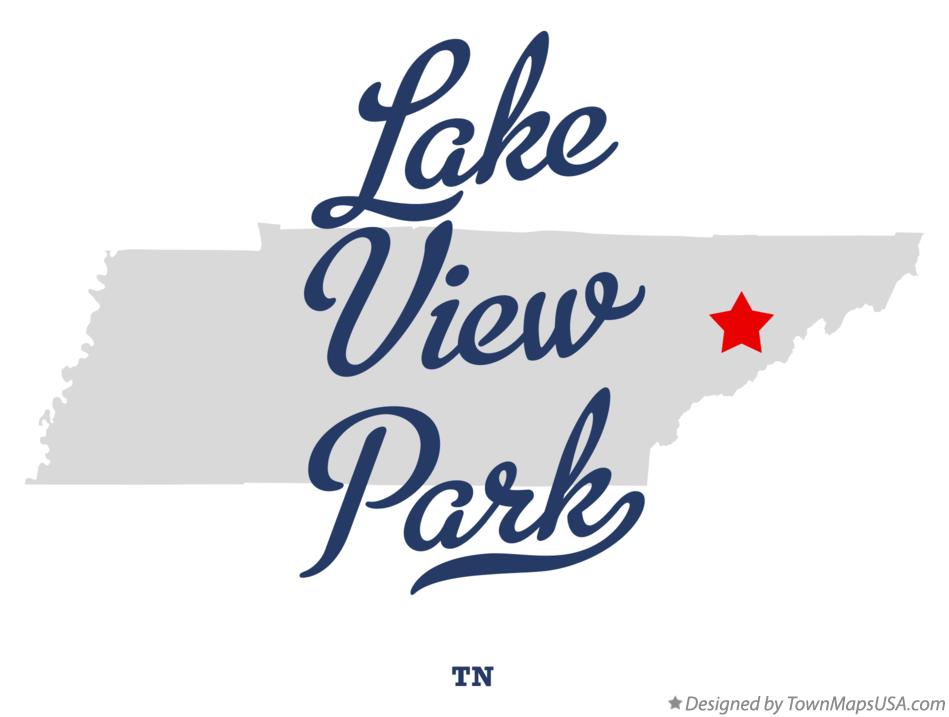 Map of Lake View Park, TN, Tennessee