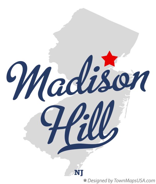 Map of Madison Hill, NJ, New Jersey