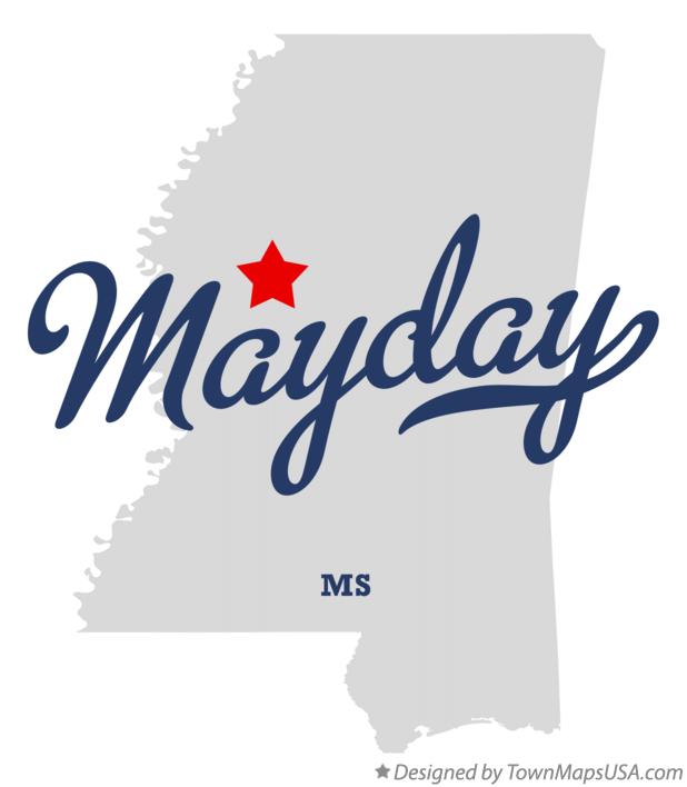 Map of Mayday, MS, Mississippi