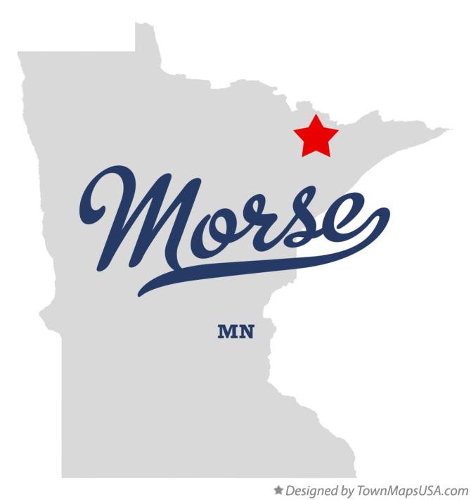 Map of Morse, St. Louis County, MN, Minnesota