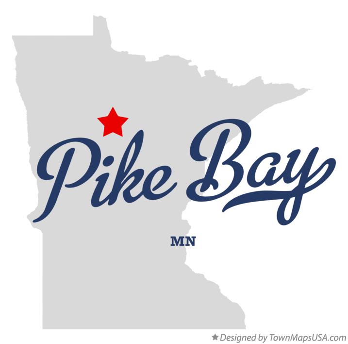 Map of Pike Bay, MN, Minnesota