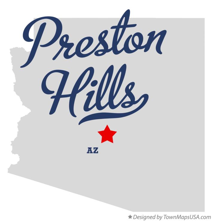 Map of Preston Hills, AZ, Arizona
