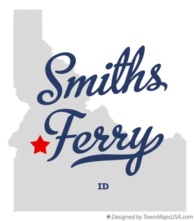 Map of Smiths Ferry, ID, Idaho