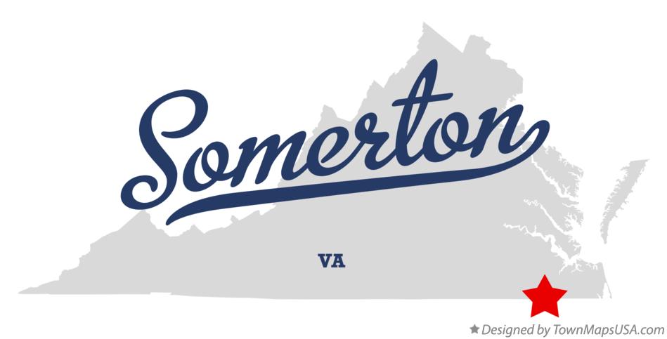 Map of Somerton, VA, Virginia