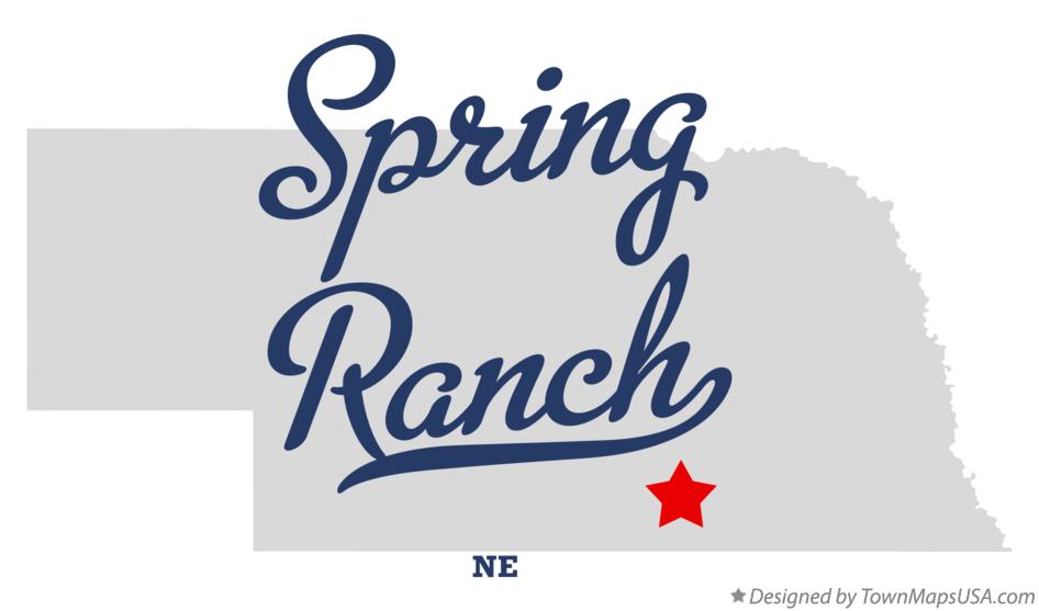 Map of Spring Ranch, NE, Nebraska