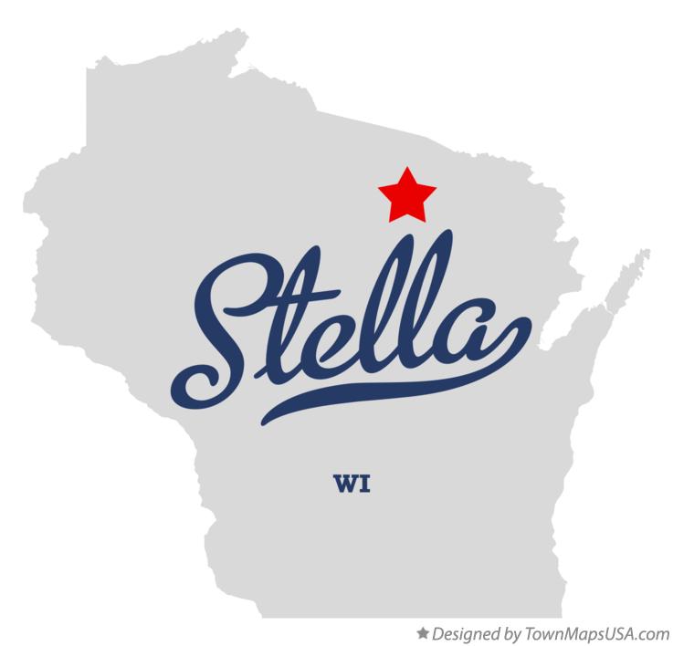Map of Stella, WI, Wisconsin