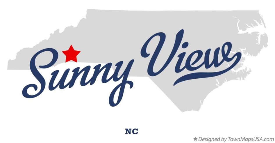 Map of Sunny View, NC, North Carolina