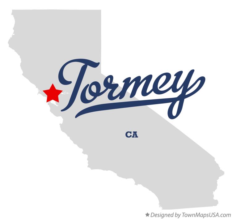 Map of Tormey, CA, California