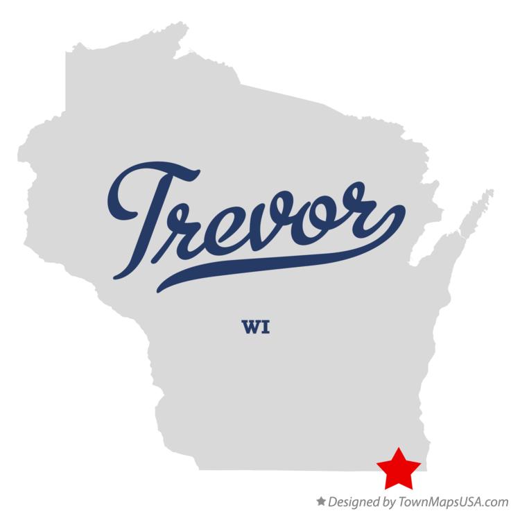 Map of Trevor, WI, Wisconsin