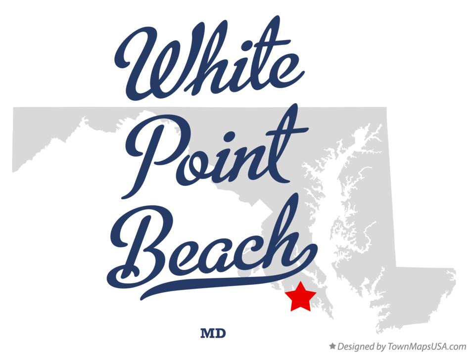 Map of White Point Beach, MD, Maryland