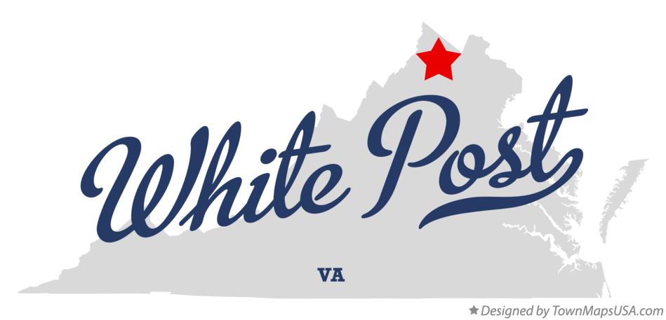 Map of White Post, VA, Virginia